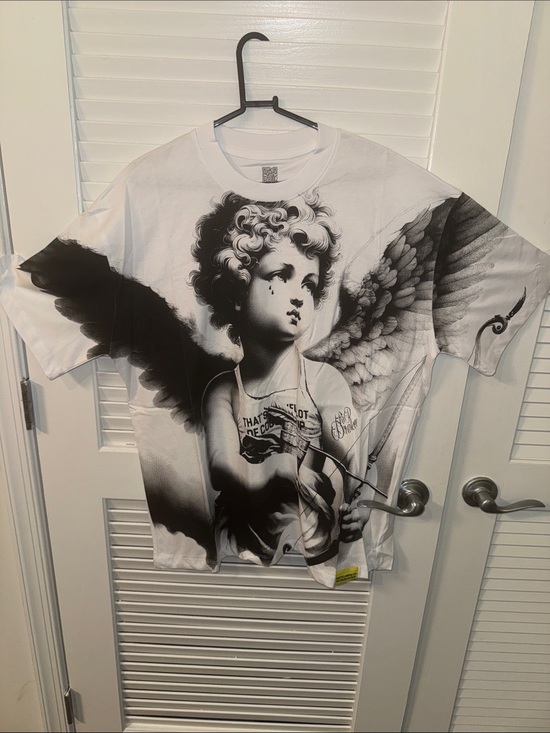 Purple | Shirts | New Thats A Awful Lot Of Cough Syrup Cupid Tattoo ...